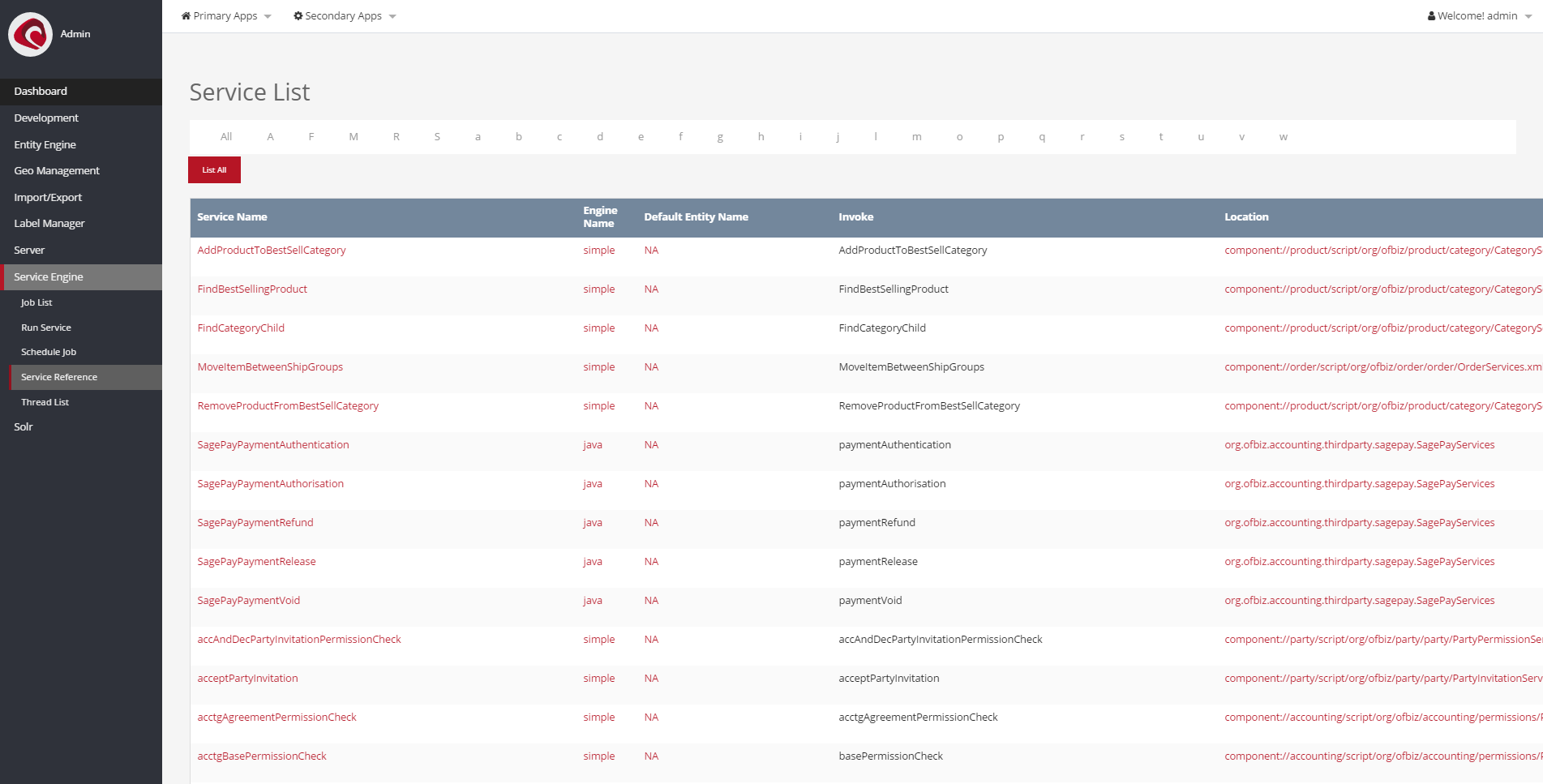 Service Engine | ScipioERP